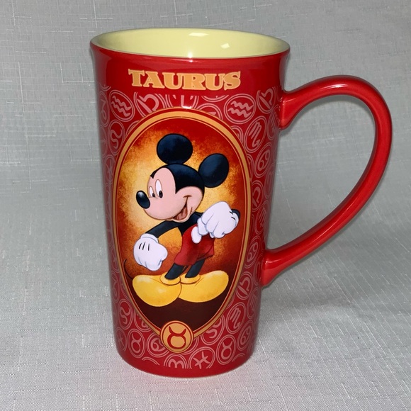 Disney | Dining | Disney Mickey Mouse Taurus Coffee Mug Zodiac ...